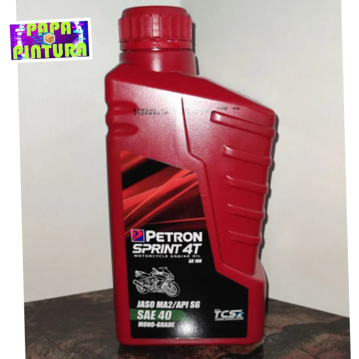 PETRON SPRINT 4T (MOTORCYCLE ENGINE OIL) 1 LITER | Lazada PH