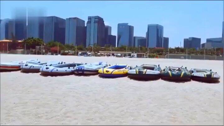 【Local Delivery】INTEX Inflatable Boat 1.85/2.11M Kayak Rubbe Boat Thick ...