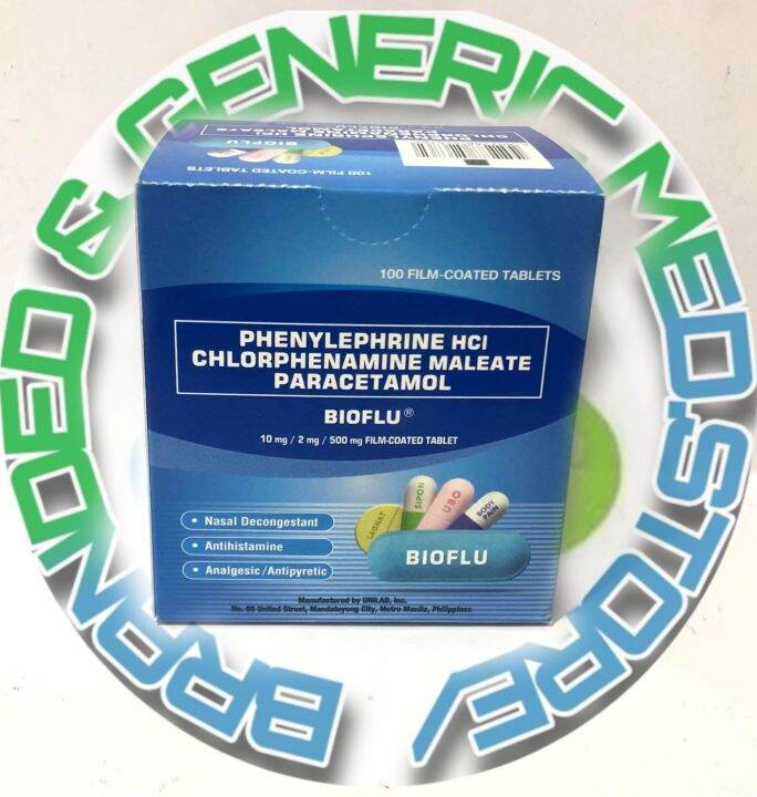 Bioflu 500mg - 100's Tablet | Lazada PH