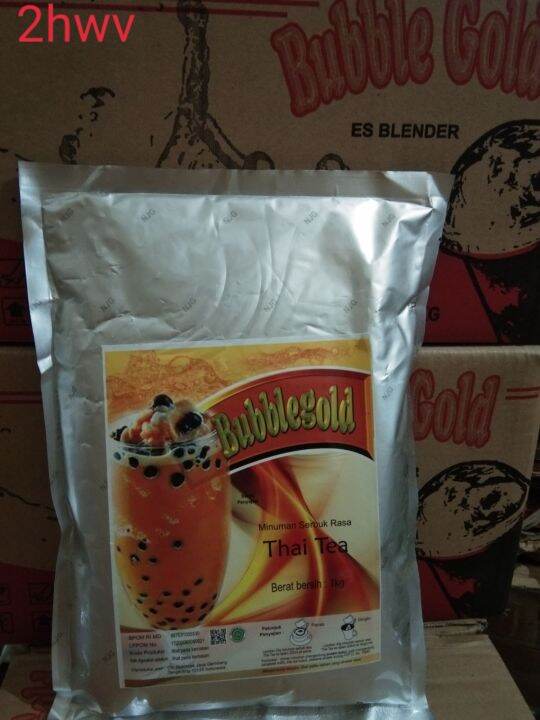 Bubble Gold Thai Tea 1 kg/Bubuk/Serbuk Minuman | Lazada Indonesia