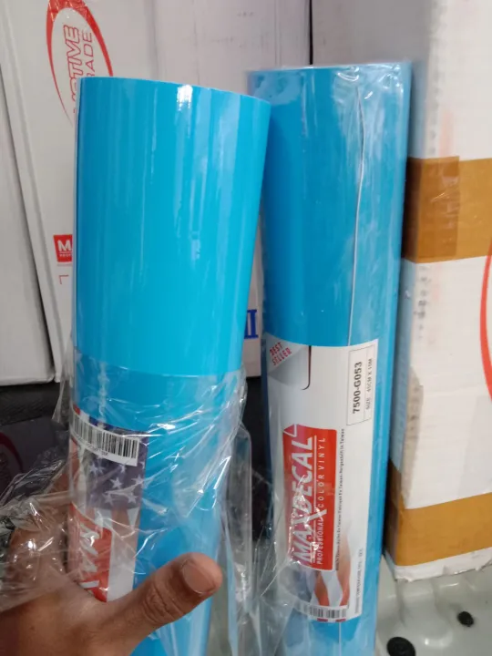Skotlet Warna Biru Muda Glossy Maxdecal 1 Rol / Sticker Biru Muda ...
