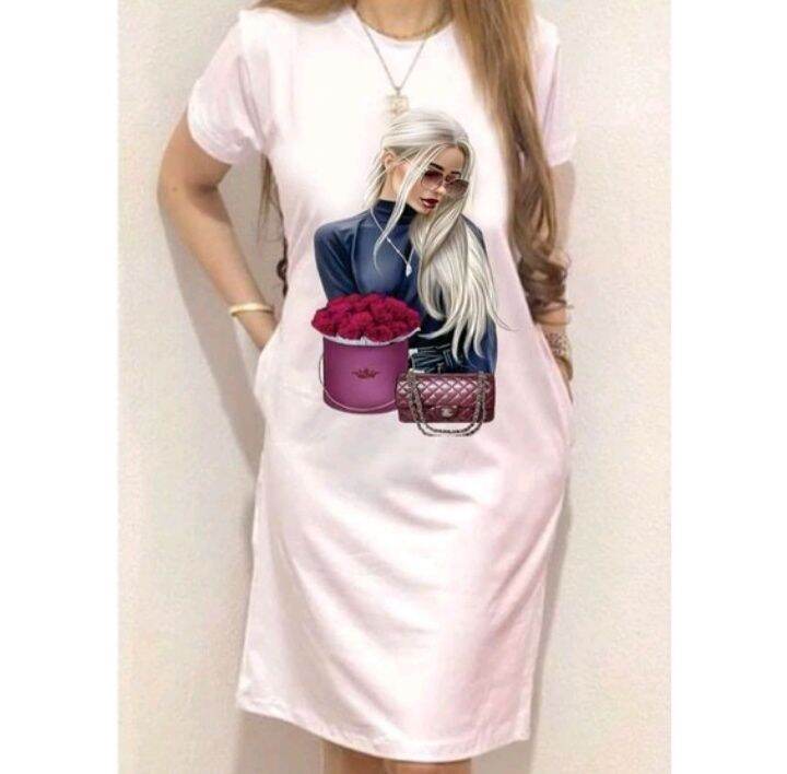 2 POCKET SUBLIMATION DRESS PREMIUM SOFT COTTON SPANDEX | Lazada PH