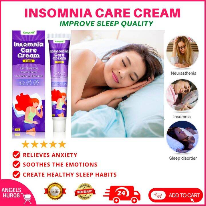 👍 100% Original and Authentic Insomnia Care Cream Improve Sleeping ...