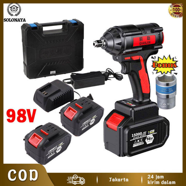 Mesin Bor Cordless Impact Wrench Brushless Cordless Impact Wrench / Bor impact pembuka baut ...