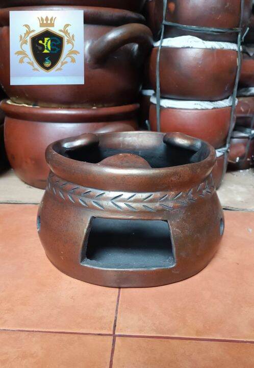 ANGLO KREN TUNGKU D-22 CM GERABAH TANAH LIAT JAWA TRADISIONAL TEMBIKAR ...