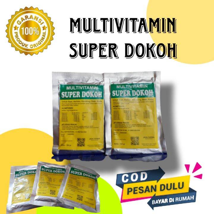 MULTIVITAMIN SUPER DOKOH | Lazada Indonesia