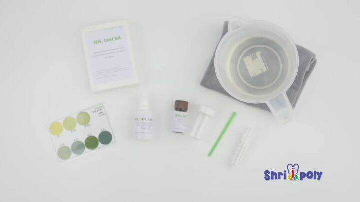 AMMONIA AND AMMONIUM (NH3, NH4) TEST KIT WATER QUALITY AQUARIUM WATER ...