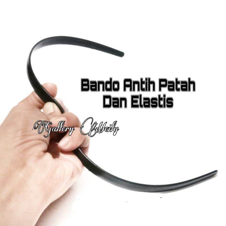 BANDO HITAM ANTI PATAH TIDAK BERGIGI | Lazada Indonesia
