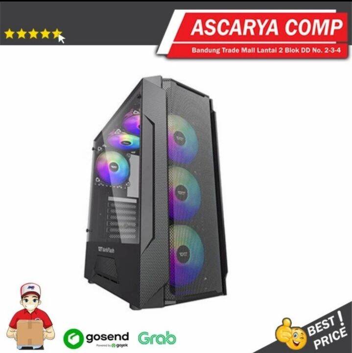 AIGO DARKFLASH LEO-ATX-CASING GAMING | Lazada Indonesia