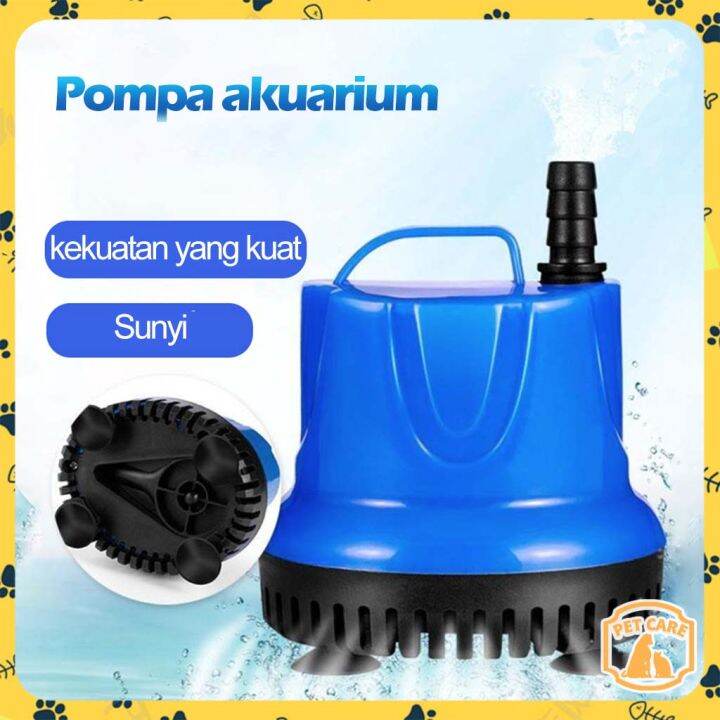 POMPA AIR CELUP AQUARIUM 6-100W Submersible Pump Pompa Celup Pompa Air ...