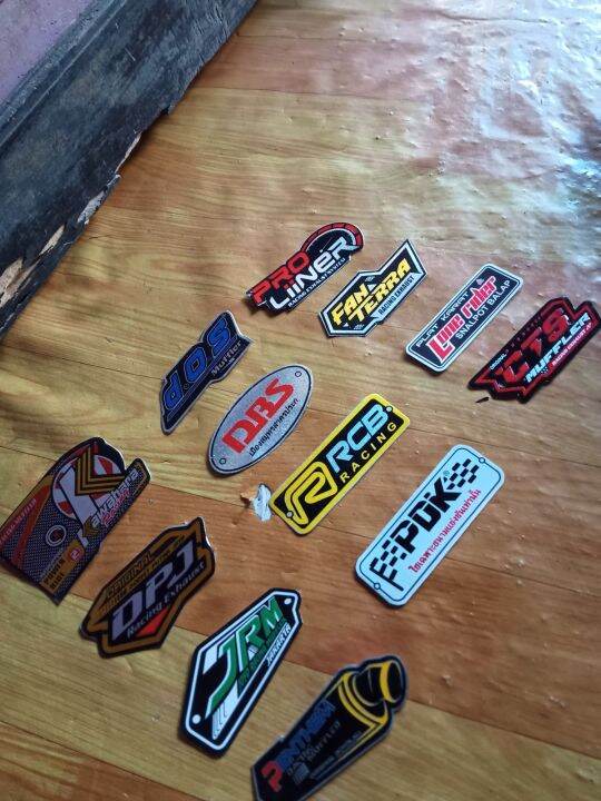 logo emblem knalpot racing merk Kawahara,DOS, PROLINER,DPJ,DBS ...