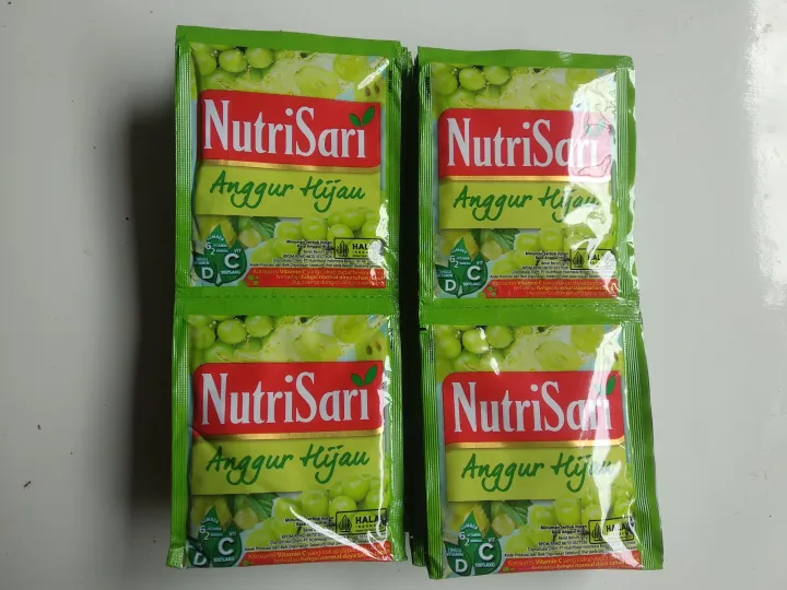 Nutrisari Anggur Hijau 1 renceng isi 10 | Lazada Indonesia