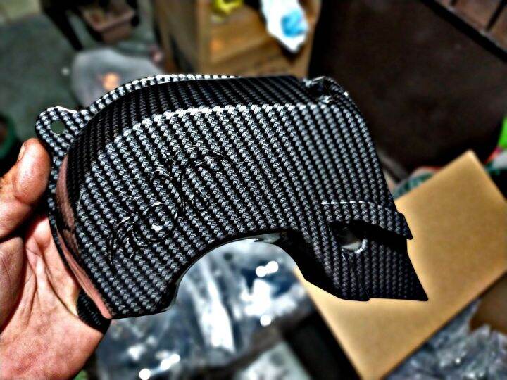 Yamaha Mio Gravis Original Carbon Front Crank Case Cover | Lazada PH