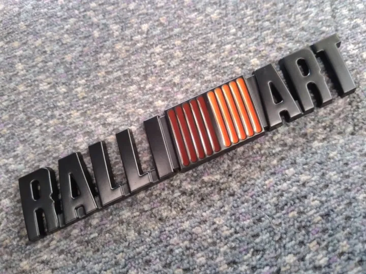 Matte Black Ralliart Emblem | Lazada PH