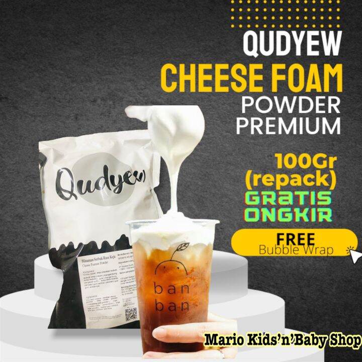 Premium Cream Cheese Foam Qudyew 1Kg (tersedia sample 100gr) Import ...