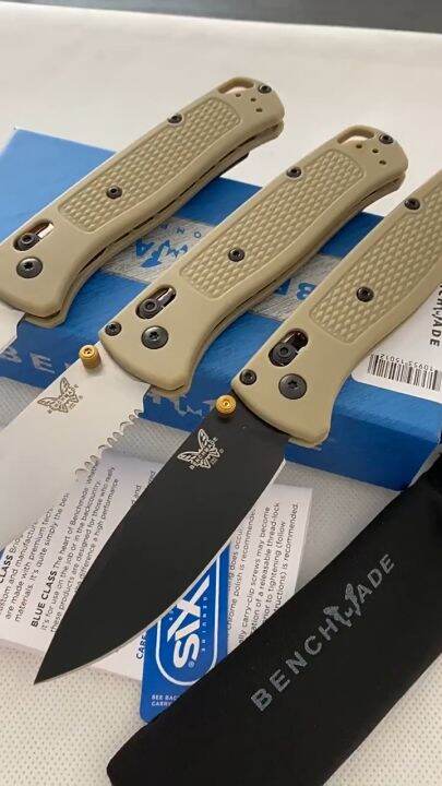 Benchmade มีดพับ มีดพกพา แบรนดิ้ง 535S มีดเดินป่าแท้ 60HRC มีดพกสั้น ...