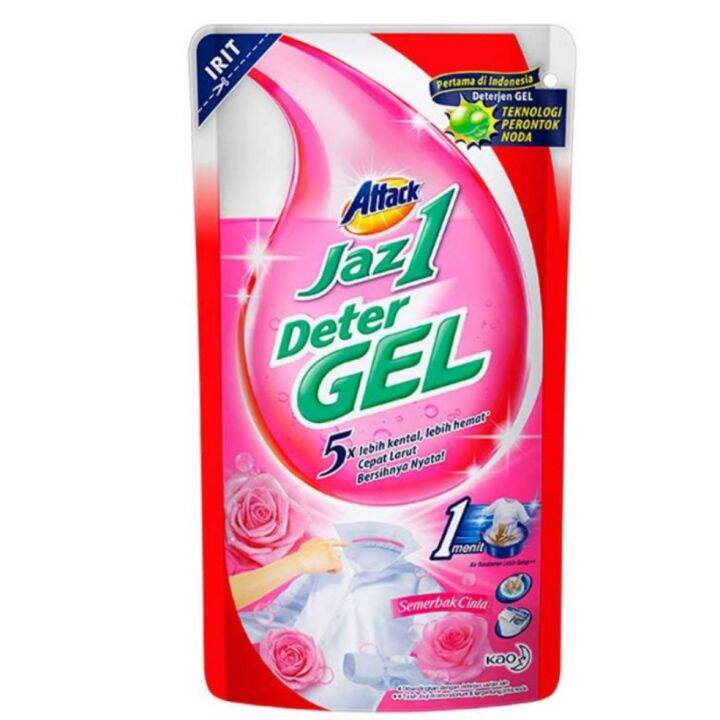 Attack Jaz1 Detergel Deterjen Gel Semerbak Cinta 750 g | Lazada Indonesia