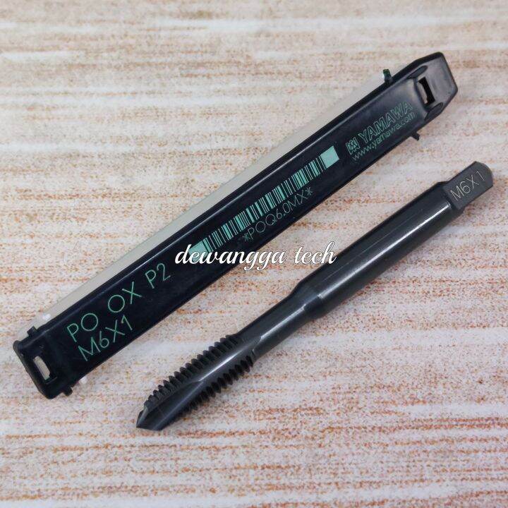 Yamawa M6x1.0 Pointed tap m6x1 taping mesin lubang tembus m6 X 1 PO | Lazada Indonesia