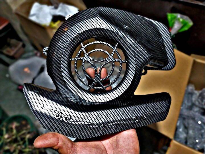 Yamaha Mio Gravis Original Carbon Radiator Cover | Lazada PH