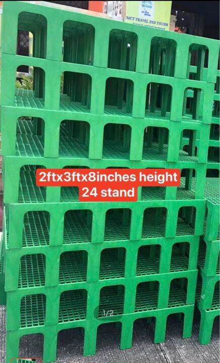 HEAVY DUTY ELEVATED MATTING 2ft x 3ft x 8inches height with 24 stand ...