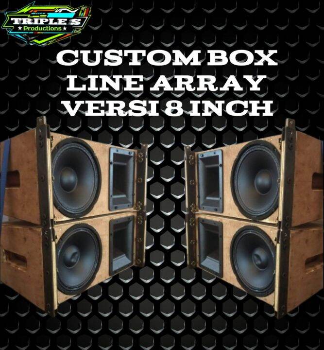 Box line array 8 inch custom untuk ukuran tweeter bisa request sesuai ...