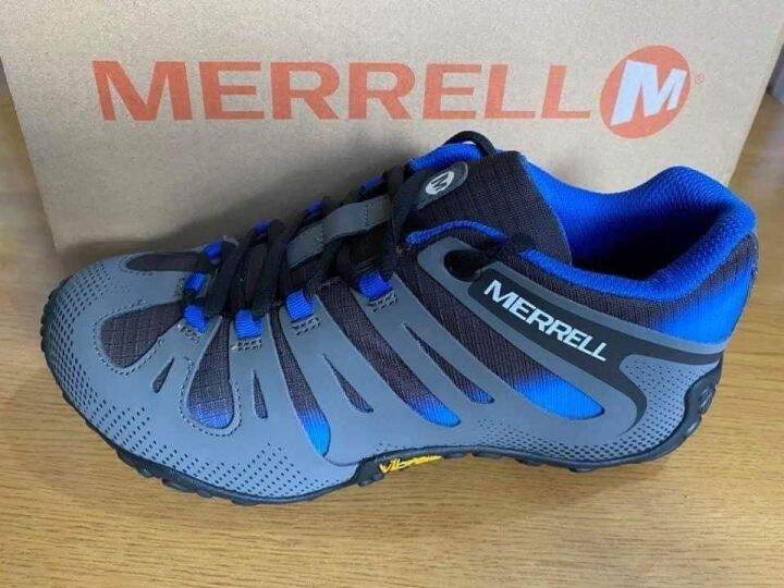 Mens Chameleon Merrel Shoes Blue-Gray | Lazada PH