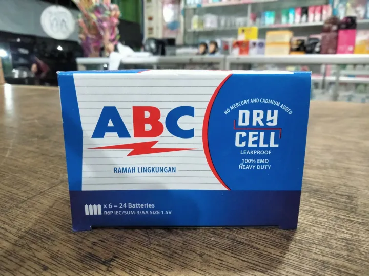 COD Baterai ABC kecil / Dry cell batteries 1 dus isi 24 pcs R6P IEC/SUM ...