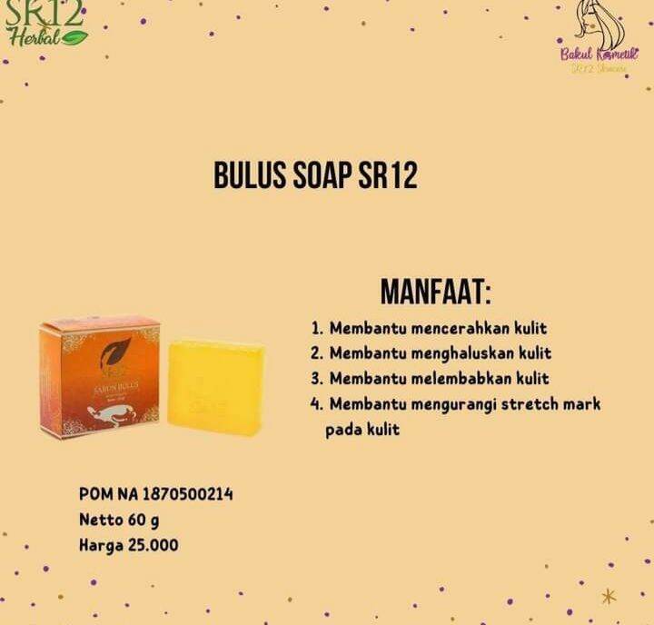 bulus soap, 60gr sabun yg terbuat dari bahan pilihan yang dpt membantu ...