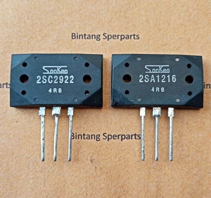 TRANSISTOR SANKEN A1216 C2922 RRT II (SATU SET) TRANSISTOR SANKEN 2SA1216 TRANSISTOR SANKEN ...
