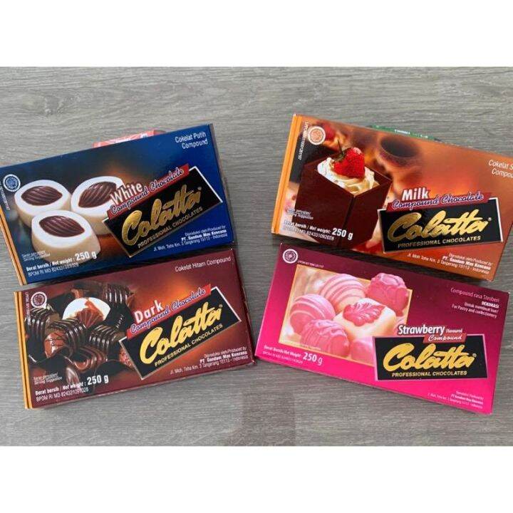 Colatta Compound Chocolate 250 gr berbagai varian rasa | Lazada Indonesia