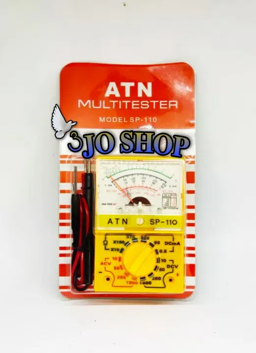TESTER MINI/ AVOMETER/ MULTITESTER MINI/Alat Ukur MERK ATN TYPE SP110 ...