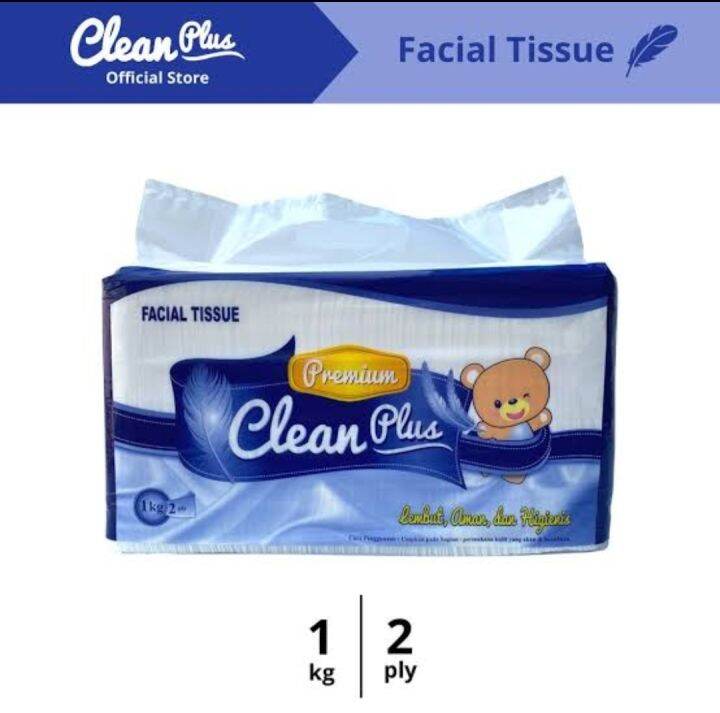 [ 1 pack ] Facial tisue clean plus 1kg | Lazada Indonesia