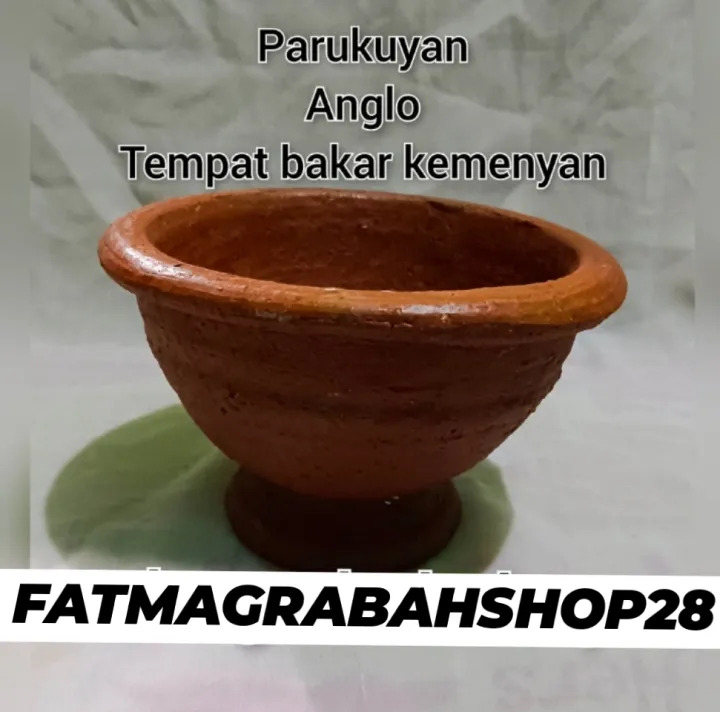Anglo // Parukuyan kemenyan // Tempat Kemenyan // Tanah liat // Grabah ...