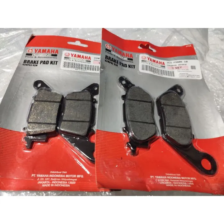 Genuine Brakepad Set (Front&Rear) For Yamaha Nmax | Lazada PH