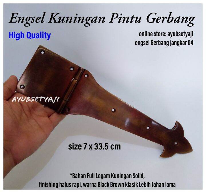 Engsel Kuningan Pintu Gerbang 04 model Panah Jangkar engsel pintu ...