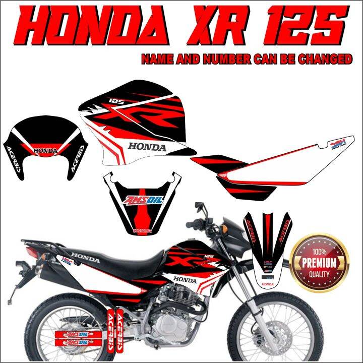 Honda XR 125 decals sticker, Laminated | Lazada PH