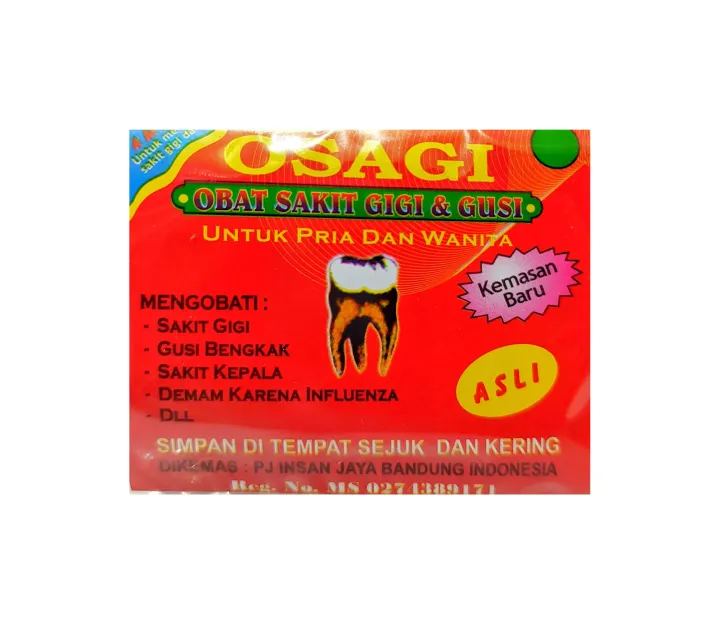 Osagi obat sakit gigi dan gusi 10 pcs | Lazada Indonesia