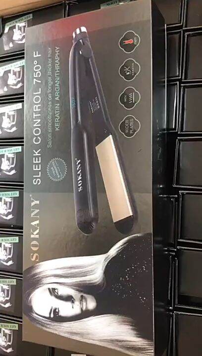 Sokany Hair Straightener Professional Edition Electric Fast Hot Perm New Design Professional ...