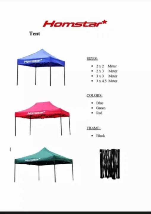 homstar RETRACTABLE TENT | Lazada PH