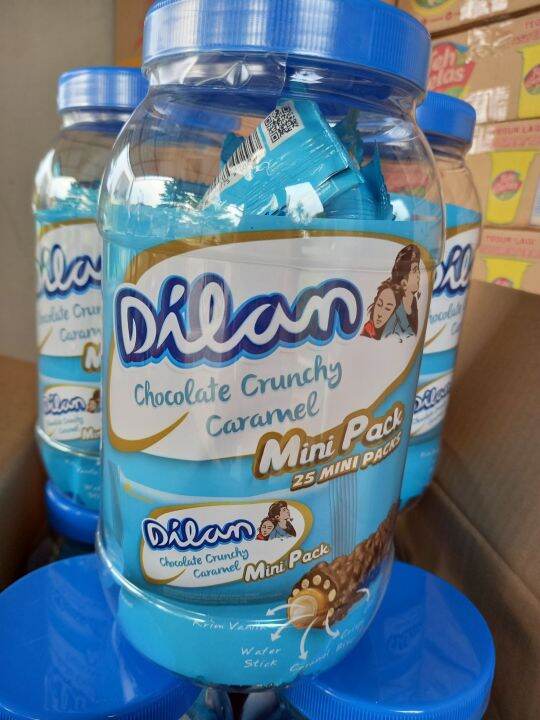 dilan choco crunchy caramal toples ( isi 25pcs) | Lazada Indonesia
