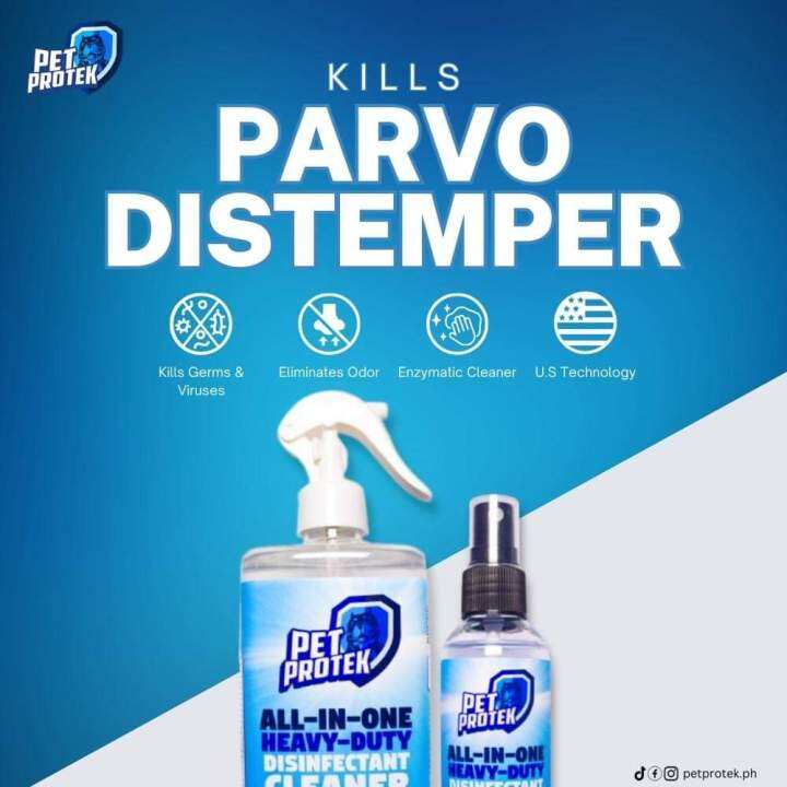 Pet Protek - Pet Disinfectant Spray - Anti Parvo - Anti Distemper ...