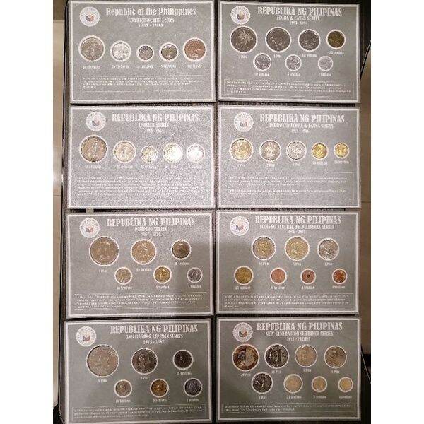Coin Series of the Philippines 8 Different Series from 1937 to Present ...