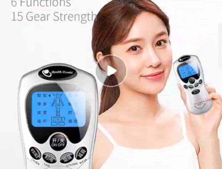 Electronic Pulse Massager 8 Modes Tens EMS Acupuncture Digital Massage ...