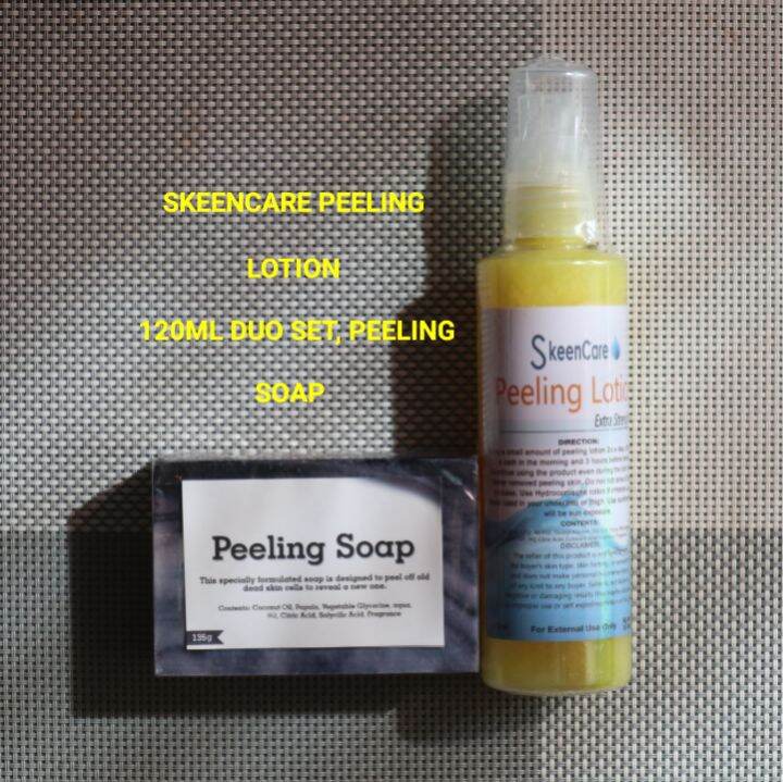 Skeencare Peeling Lotion Extra Strength 120ml Original Duo Set with ...