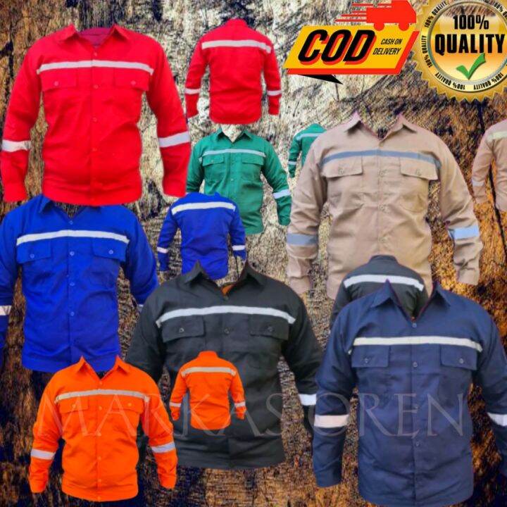 WERPAK SAFETY /KEMEJA WERPAK PROYEK/PDL LAPANGAN KERJA/BAJU LAPANGAN ...