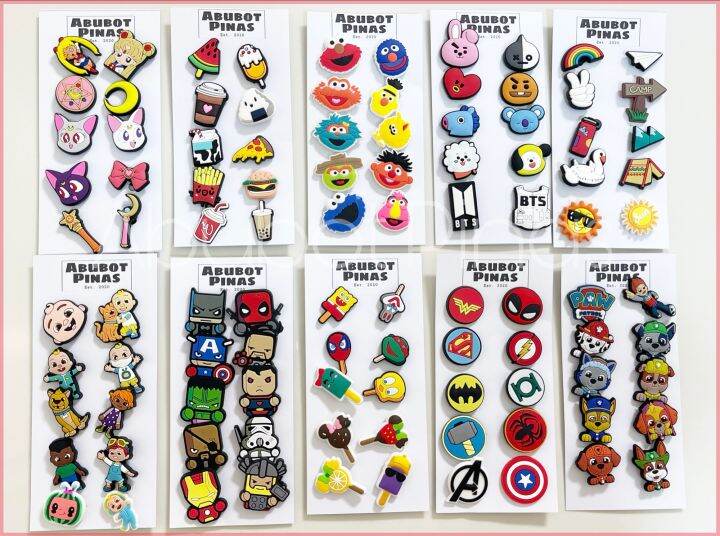 10pcs/Pack Jibbitz Crocs charms set / Jibbitz sets /Jibbitz crocs ...