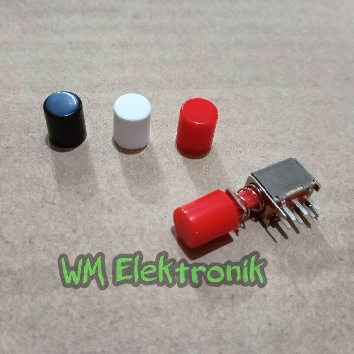Knop DPDT PS-22F03 Tombol Switch A03 Direct Ukuran 10mm | Lazada Indonesia