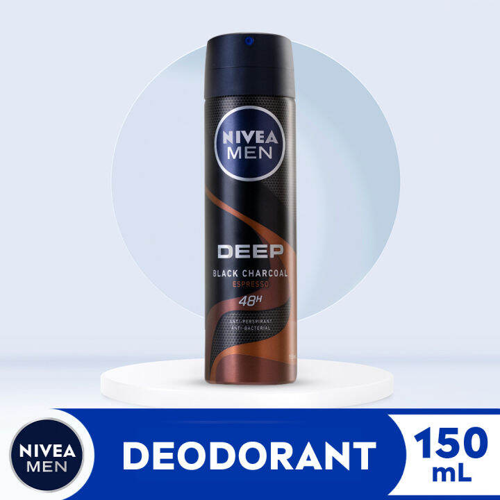 NIVEA Men Deodorant Deep Espresso Spray Deodorant for dry and clean ...