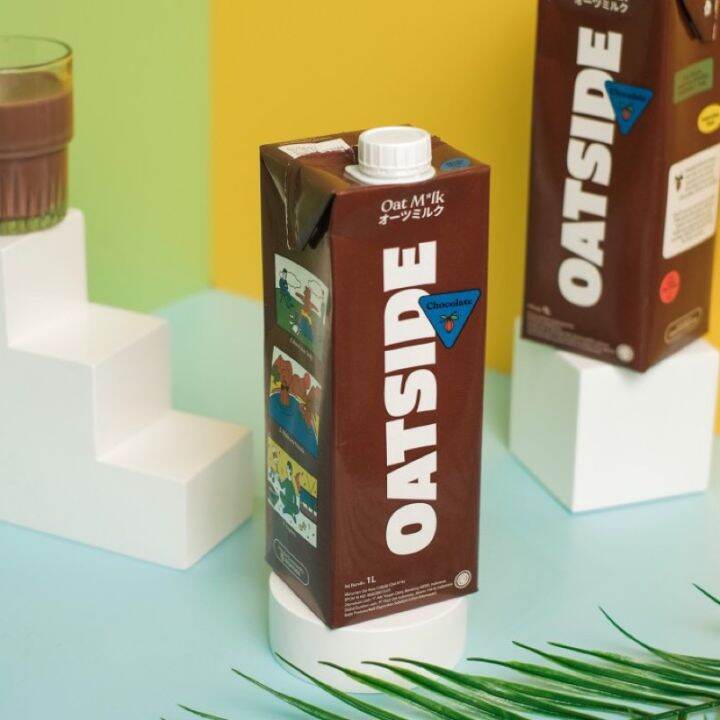 Oatside Oat Milk Chocolate / Susu Gandum Coklat 1lt | Lazada Indonesia