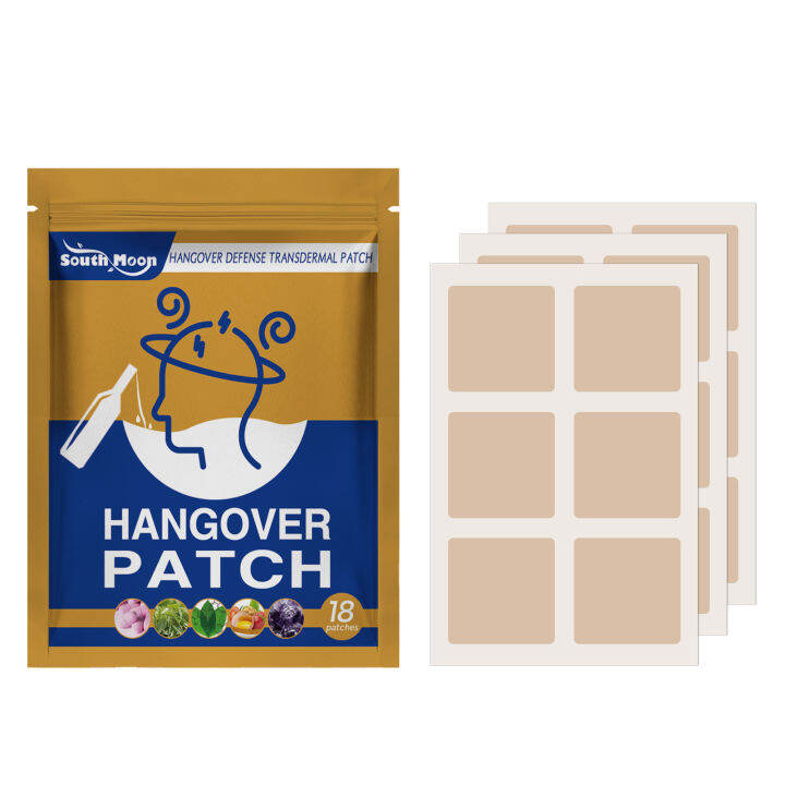 South Moon Hangover Patch Stay Awake Headache Relief Patch Car Vomiting Dizziness Relief Drunk ...